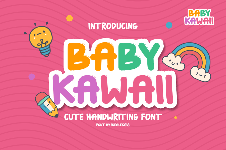 Kawaii Font Fonts | Everything A La Mode