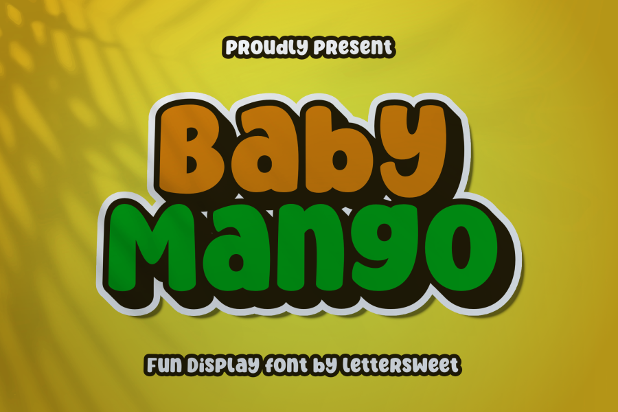 Baby Mango Font · 1001 Fonts