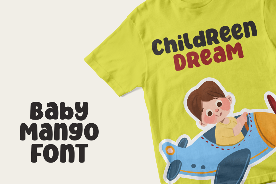 Baby Mango Font · 1001 Fonts