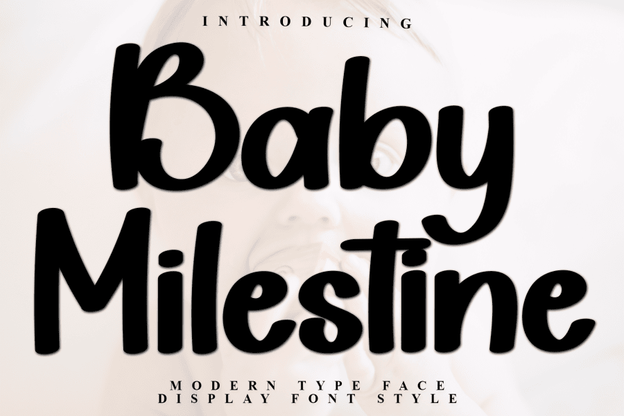 Baby Milestone Font · 1001 Fonts