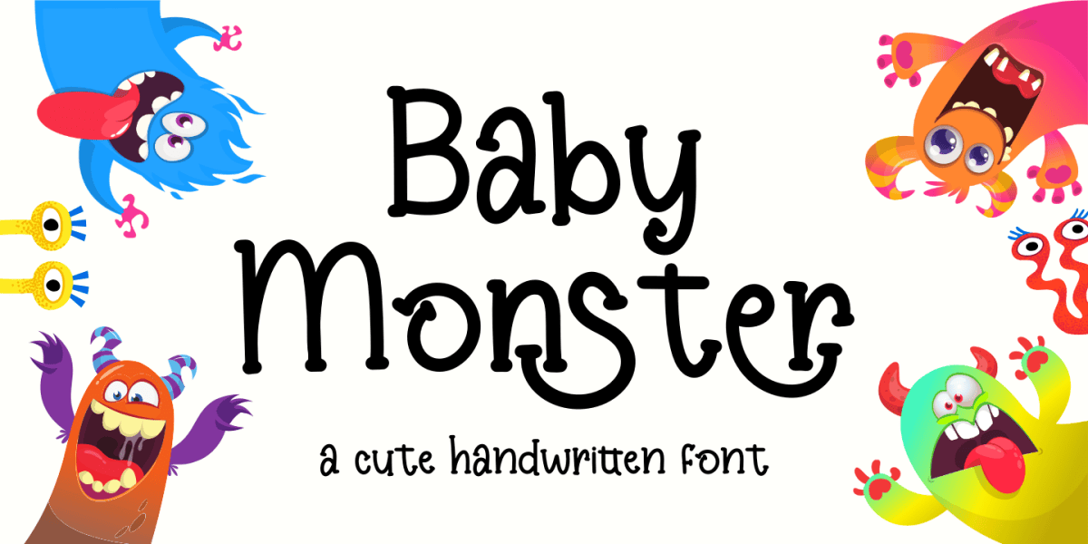 Baby Monster Font · 1001 Fonts
