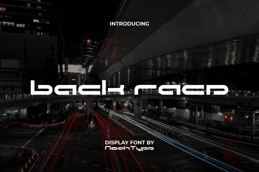 Back Race Demo Font · 1001 Fonts