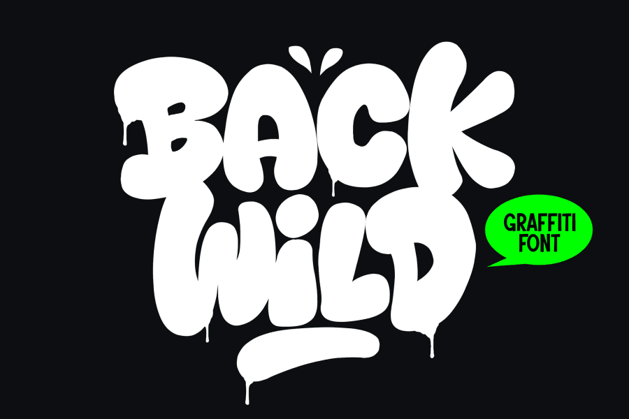 Back Wild Font · 1001 Fonts
