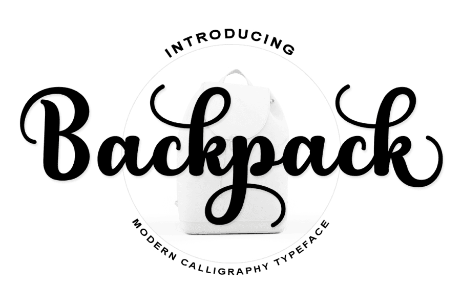 Backpack Font · 1001 Fonts