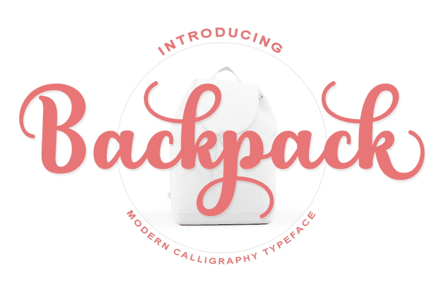 Backpack Font · 1001 Fonts