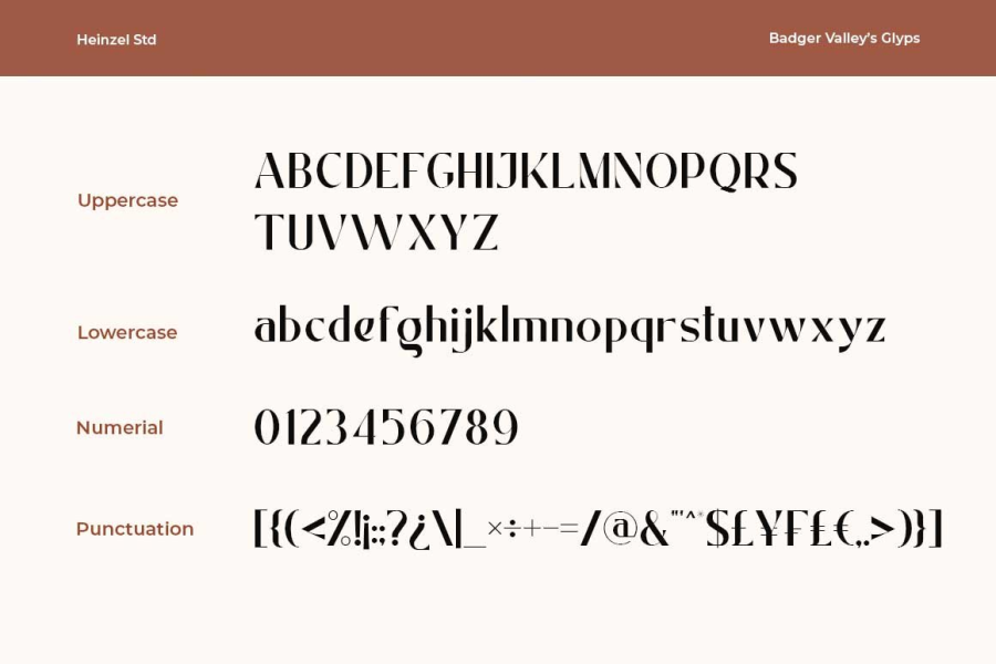 Badger Valley Font · 1001 Fonts