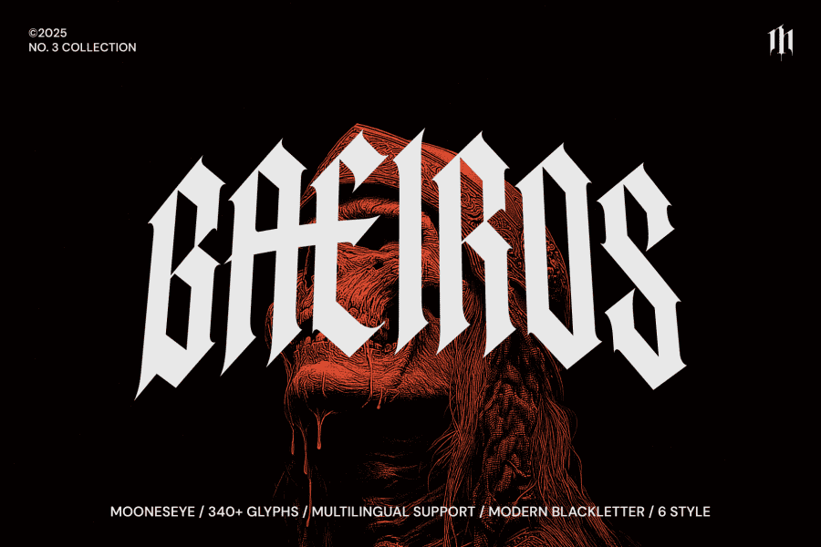 BAEIROS REGULAR Font · 1001 Fonts