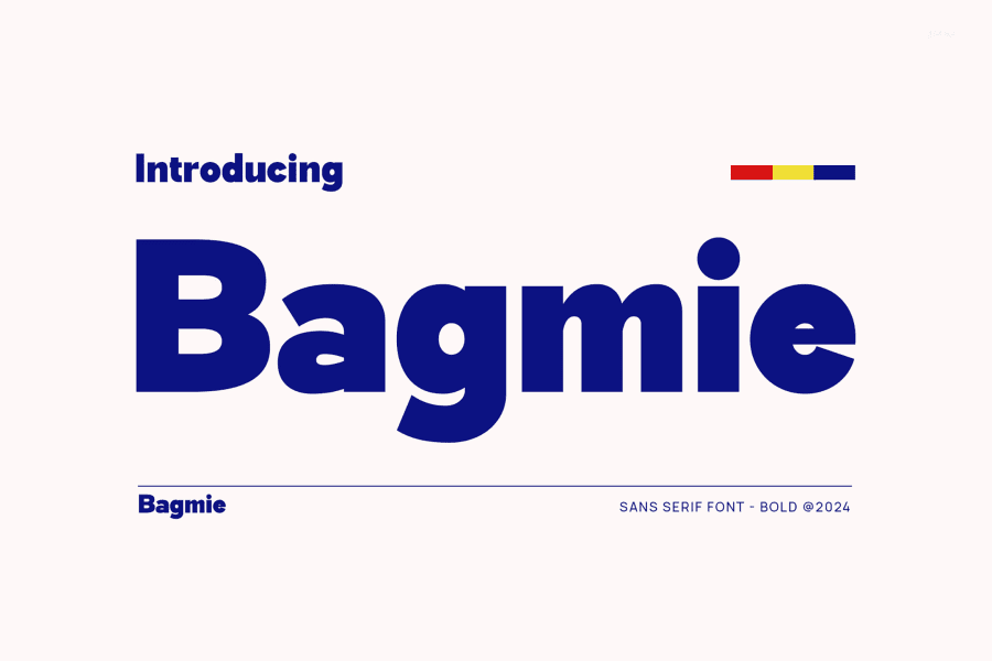 Bagmie Font · 1001 Fonts