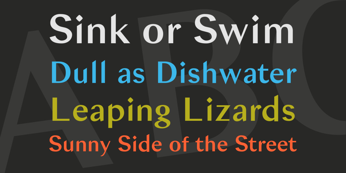 Bagnard Sans Font · 1001 Fonts