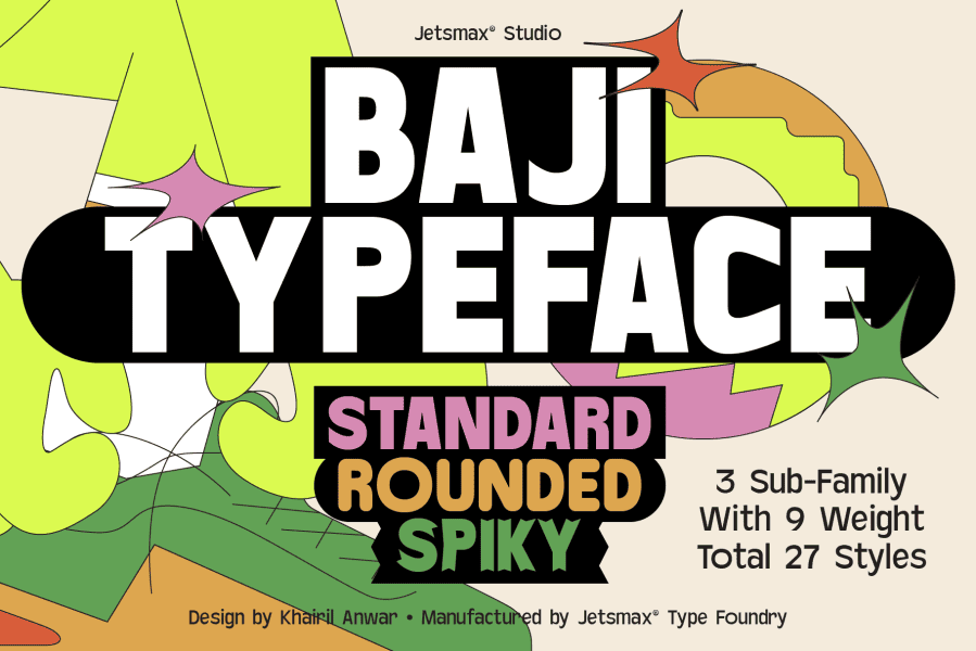Baji Font Family · 1001 Fonts