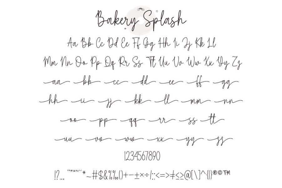Bakery Splash Font · 1001 Fonts