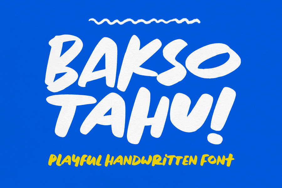 Bakso Tahu! Font · 1001 Fonts