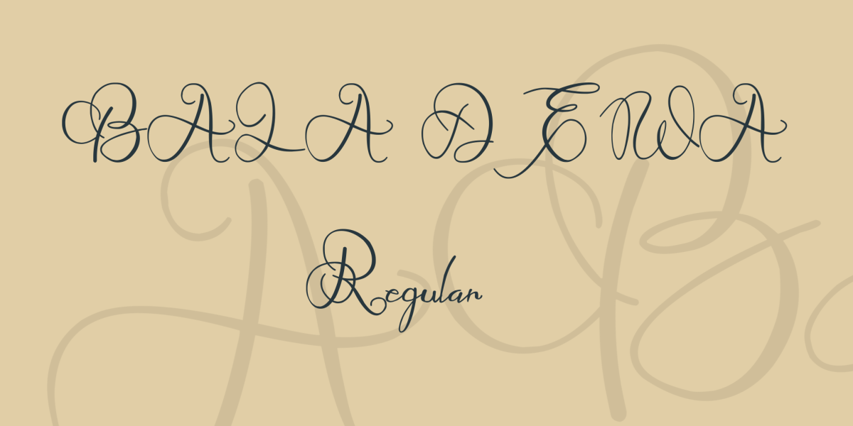 BALA DEWA Font · 1001 Fonts