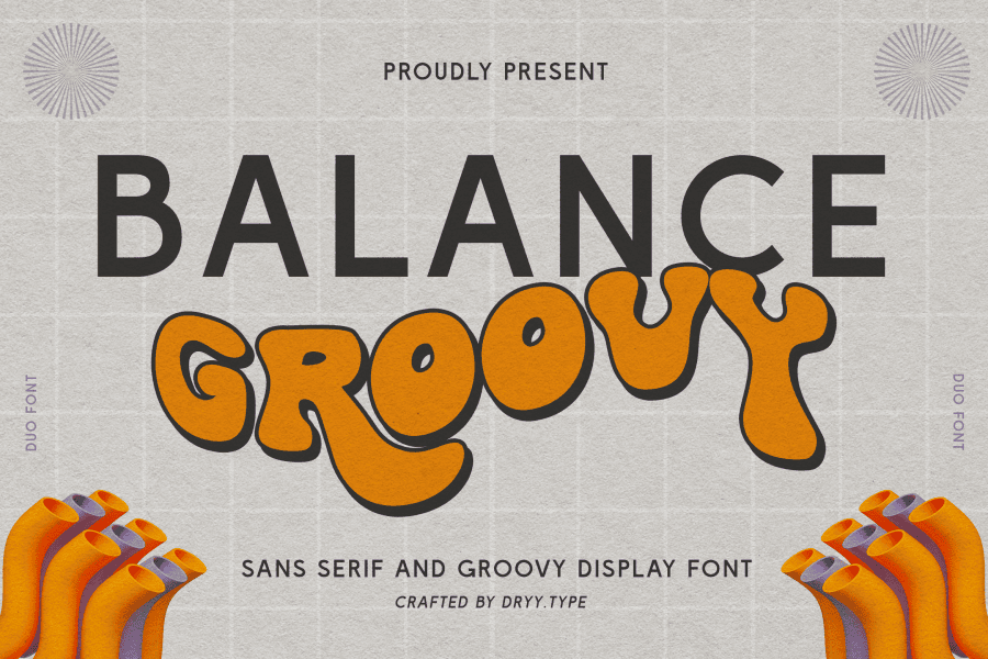 Balance Groovy Font Family · 1001 Fonts