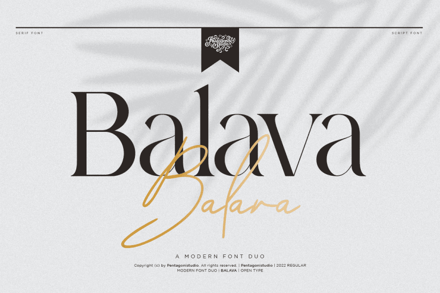 Balava Font Family · 1001 Fonts