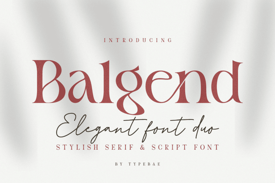Balgend Font Family · 1001 Fonts