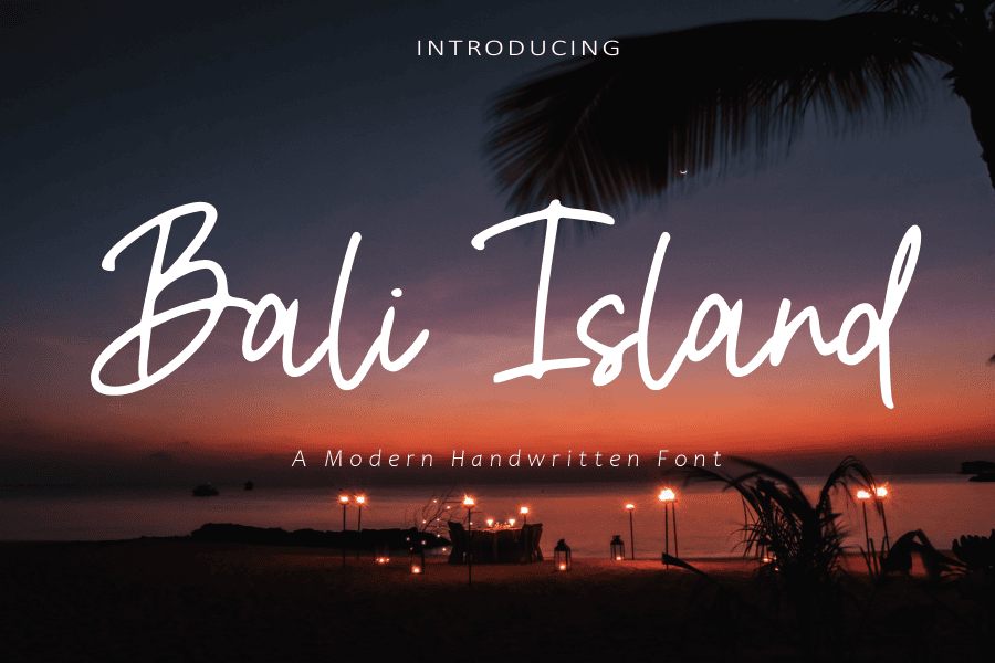Bali Island Font · 1001 Fonts