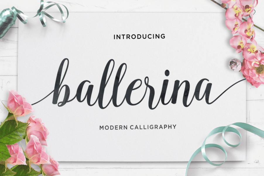 Ballerina Script Font · 1001 Fonts