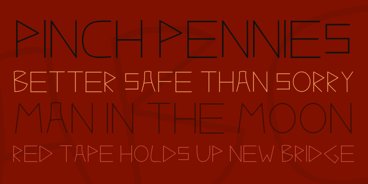 Bamboo Sticks Font · 1001 Fonts