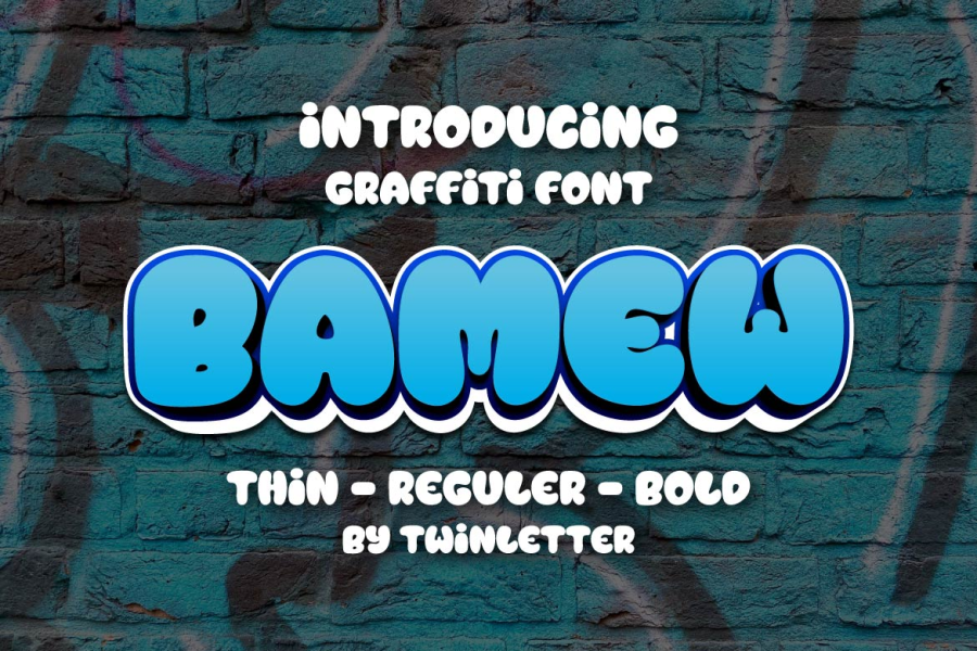 BAMEW Font Family · 1001 Fonts