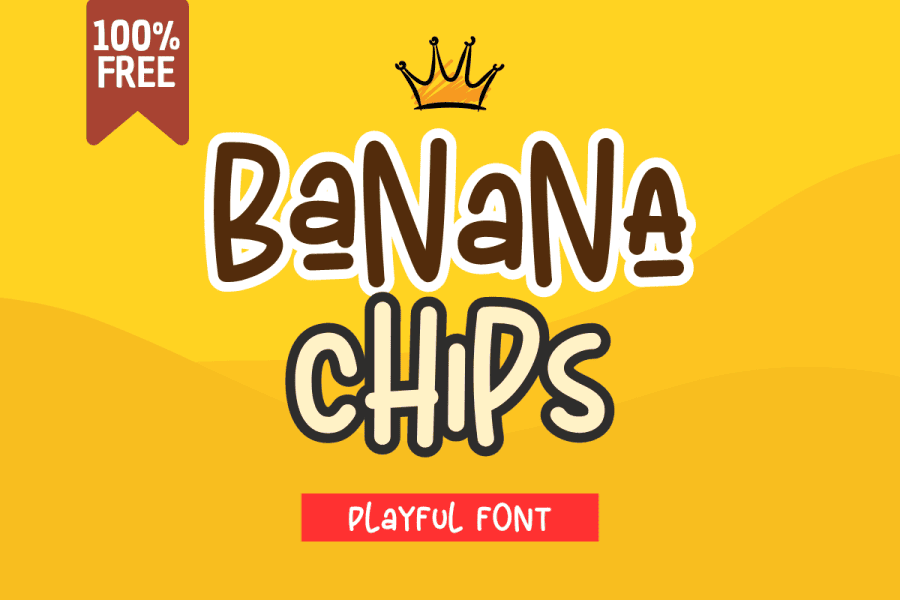 Banana Chips Font · 1001 Fonts