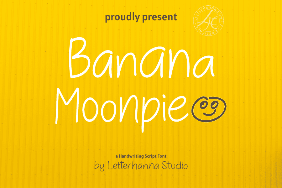 Banana Moonpie Free Font · 1001 Fonts