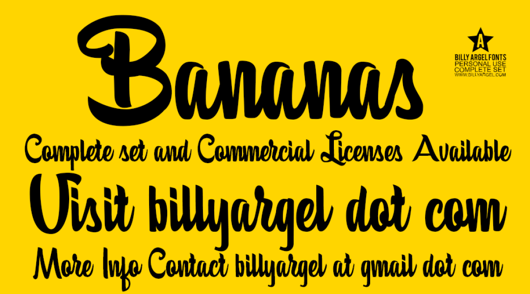 10 Free Banana Fonts · 1001 Fonts