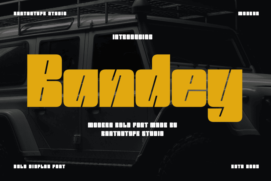 Bandey Font · 1001 Fonts