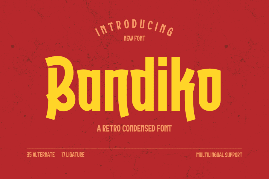 Bandiko trial Font · 1001 Fonts