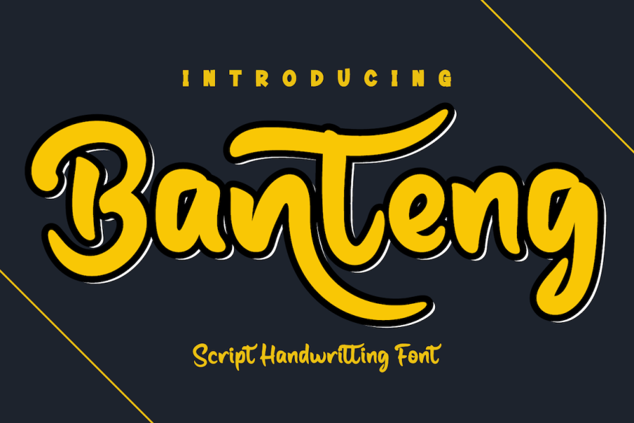 Banteng Font · 1001 Fonts