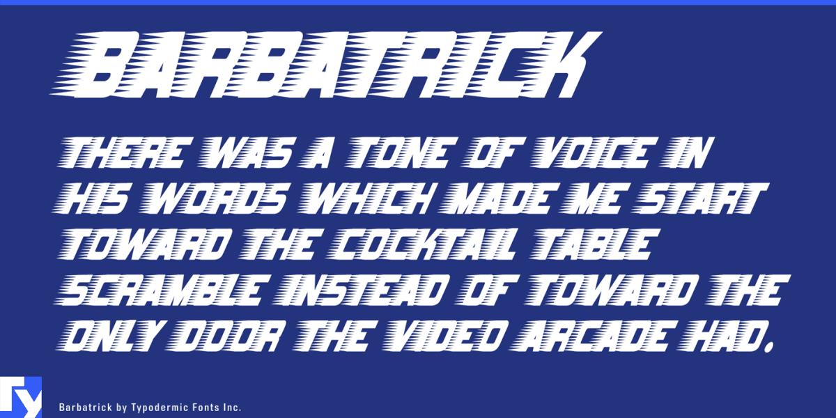 Barbatrick Font · 1001 Fonts