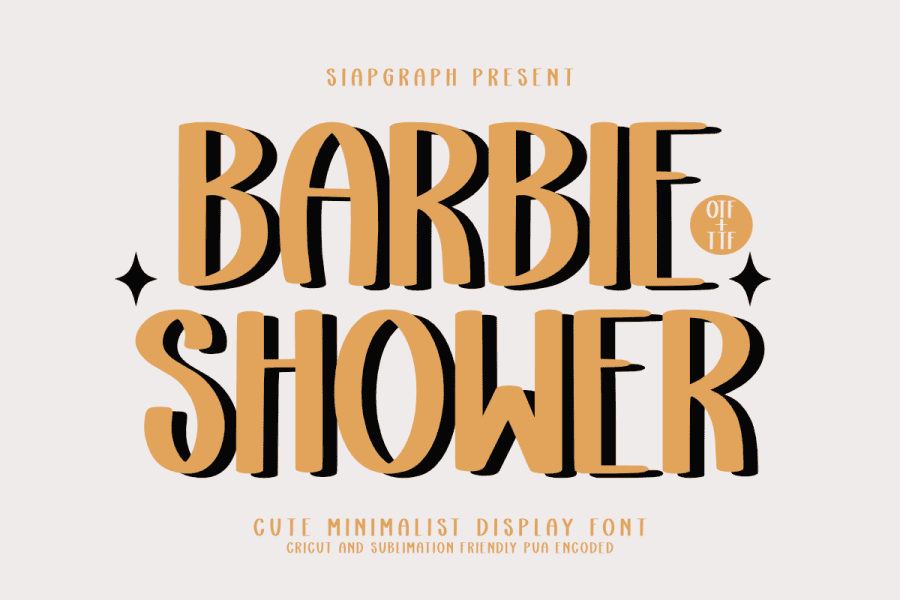 Barbie Shower Font · 1001 Fonts