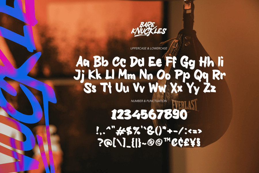 Bare Knuckles Font · 1001 Fonts