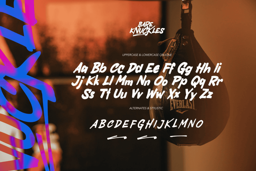 Bare Knuckles Font · 1001 Fonts