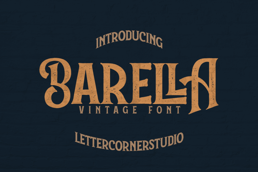 Barella Font · 1001 Fonts