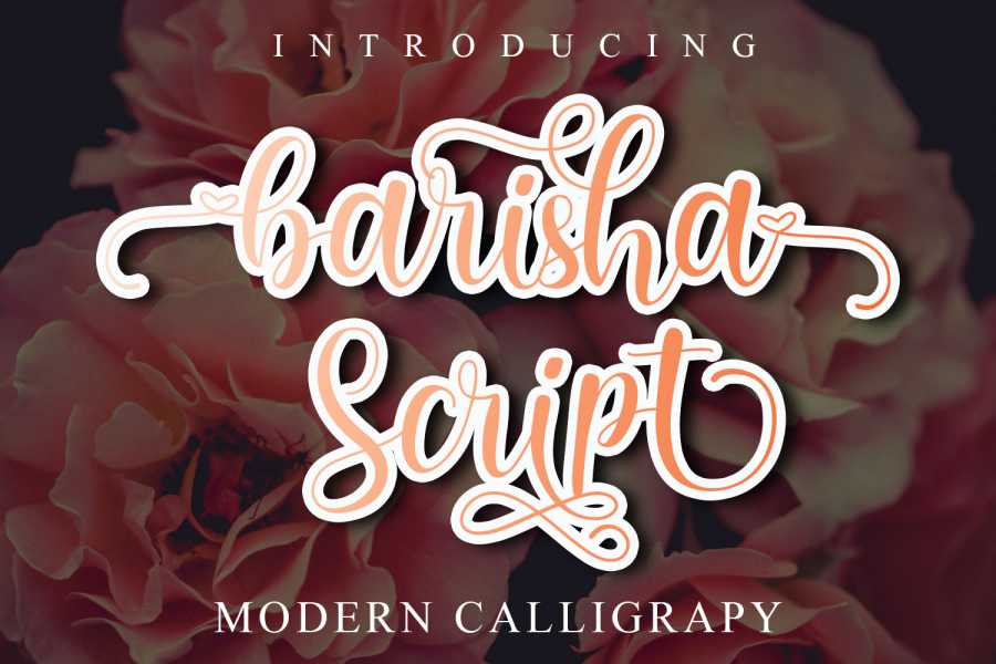 barisha script - Personal Use Font · 1001 Fonts