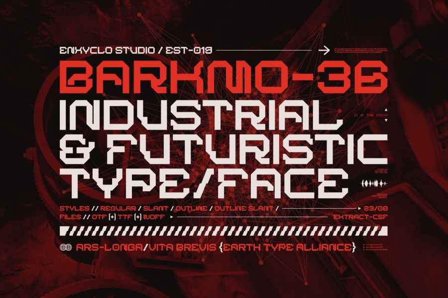 BARKMO-36 Font · 1001 Fonts