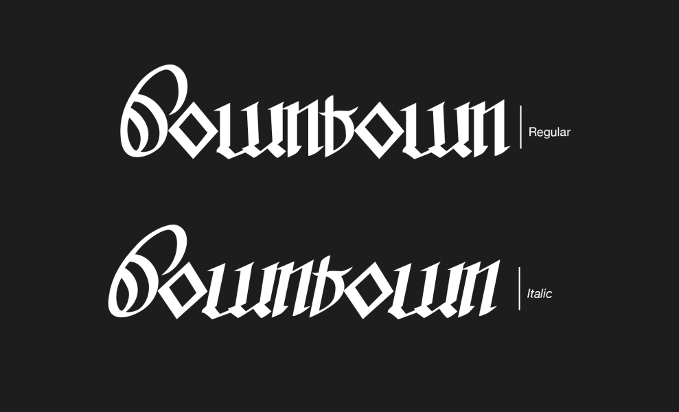 Barmote Courthand Font Family · 1001 Fonts