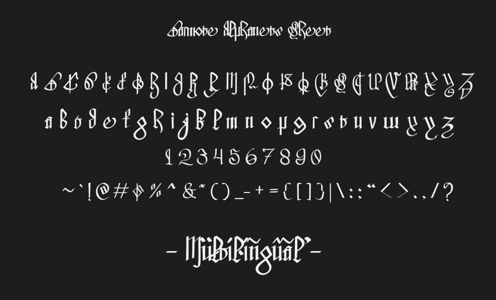 Barmote Courthand Font Family · 1001 Fonts