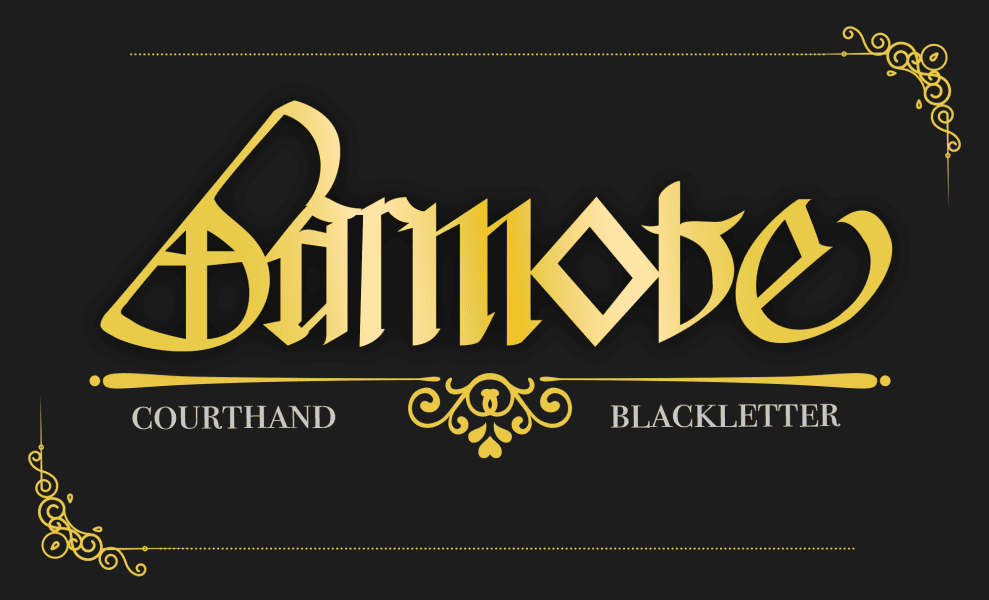 Barmote Courthand Font Family · 1001 Fonts