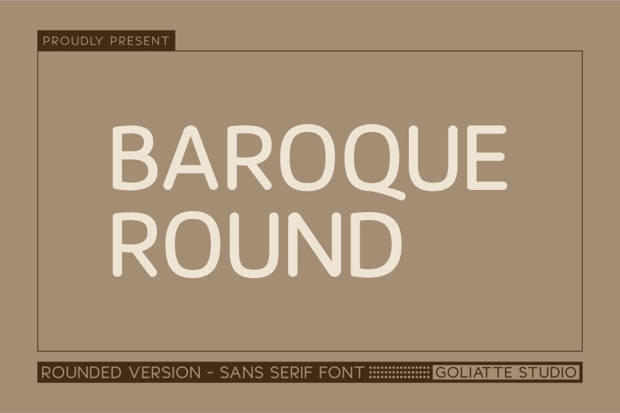 Baroque Round Font · 1001 Fonts