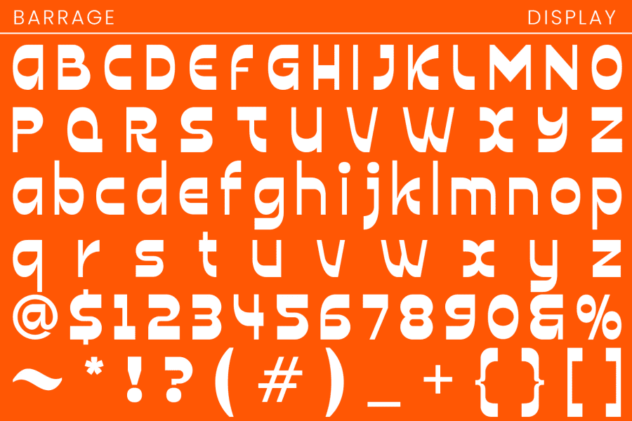 Barrage DEMO Font · 1001 Fonts