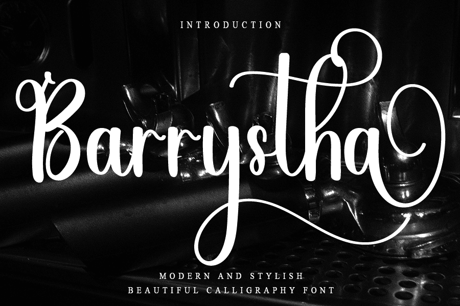 Barrystha Font · 1001 Fonts