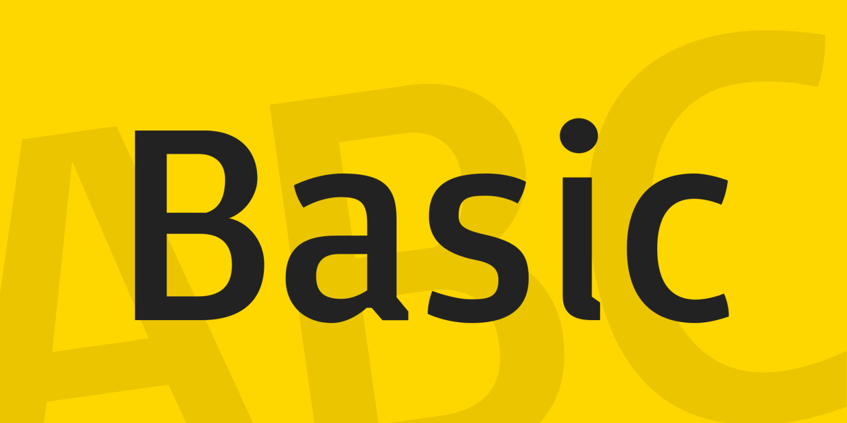 Basic Font · 1001 Fonts