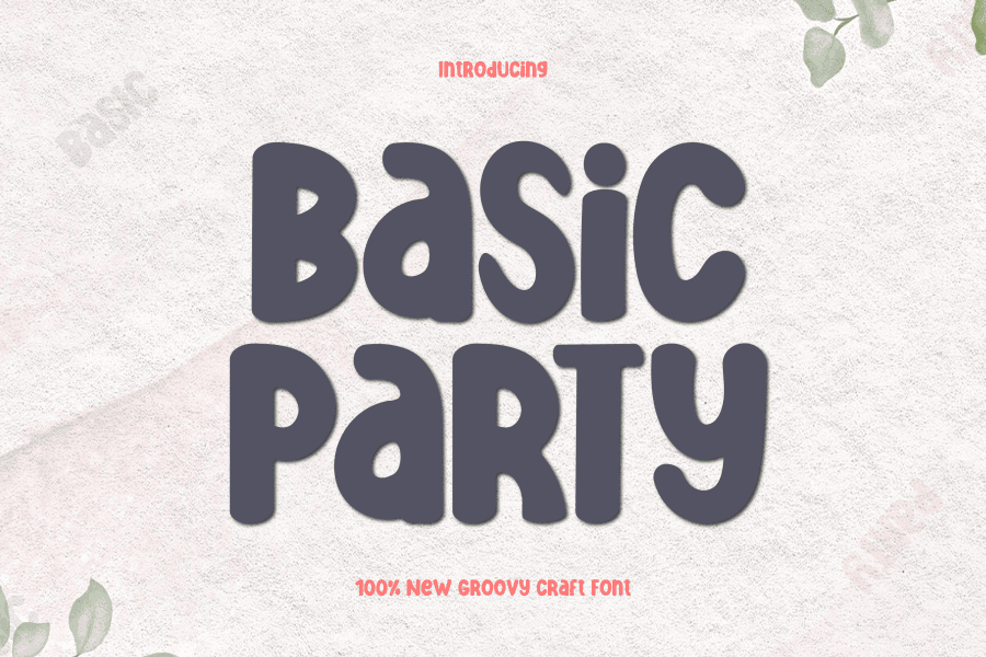 Basic party Font · 1001 Fonts