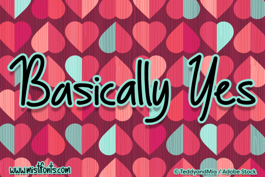 Basically Yes Font · 1001 Fonts