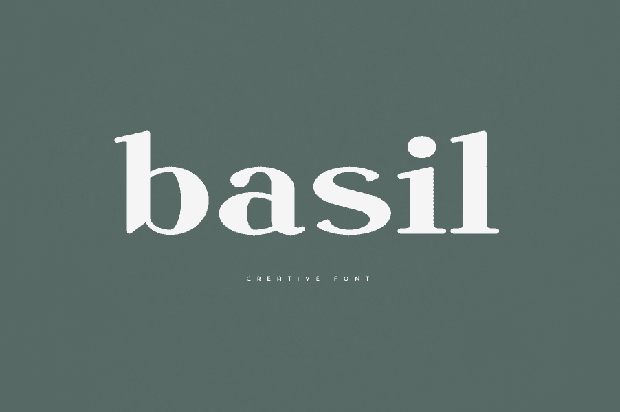 Basil Font · 1001 Fonts