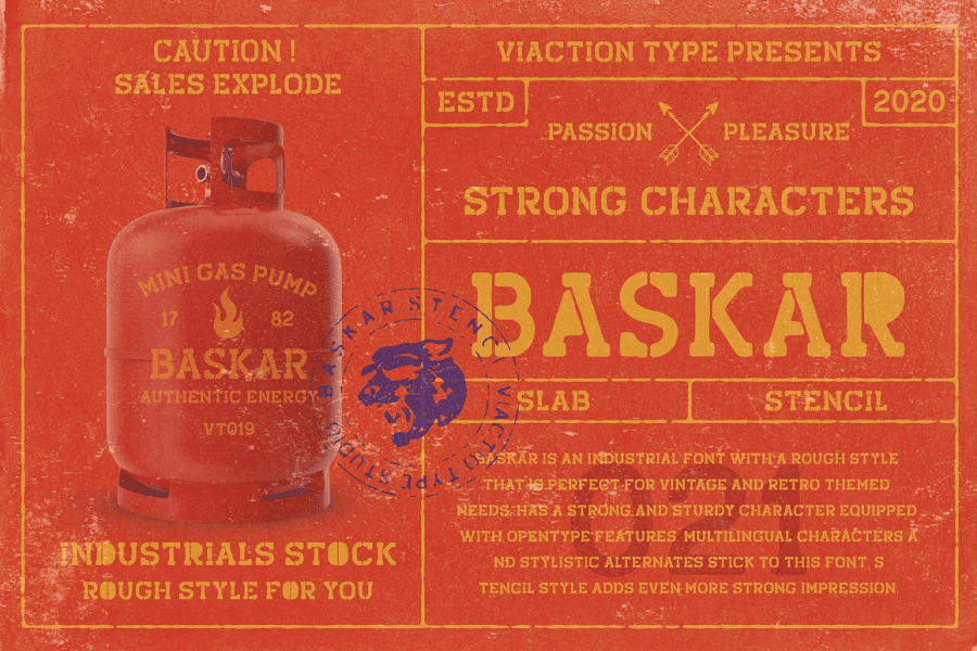 Baskar Stc Font · 1001 Fonts