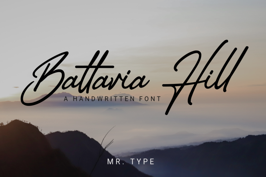 Battavia Hill Font · 1001 Fonts