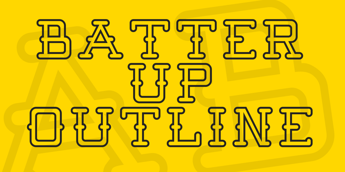 4 Free Caps Only, Outlined, Square Fonts · 1001 Fonts